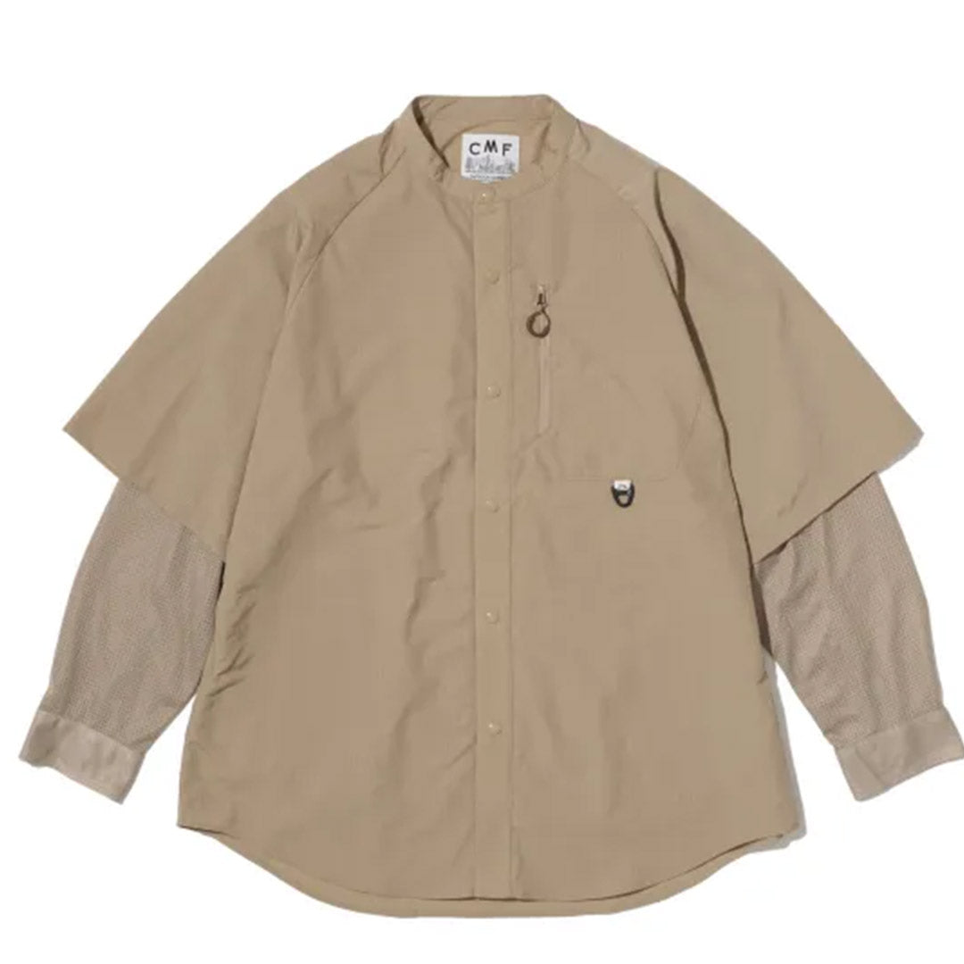 CMF Outdoor Garment No Collar Shirts in Beige for Unisex | thegoodlife.